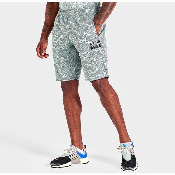 Nike | Shorts | Mens Nike Air Max Allover Print Shorts Size Large Gray ...